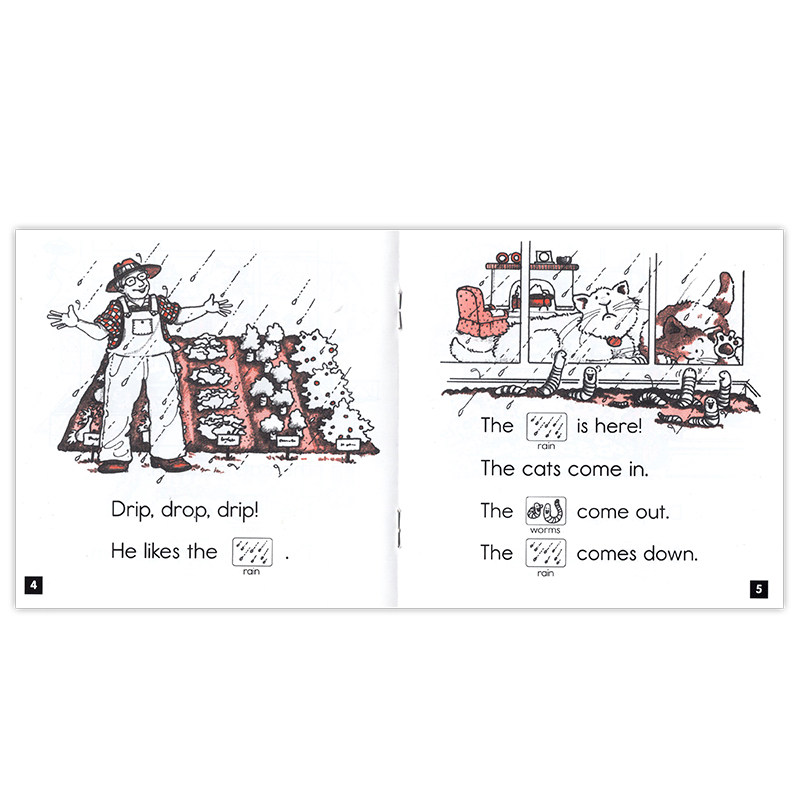 【扫码听音频】英文原版 Scholastic Phonics Readers B学乐自然拼读读物B辑 4-8岁儿童宝宝单词认知自然拼读盒装绘本_虎窝淘