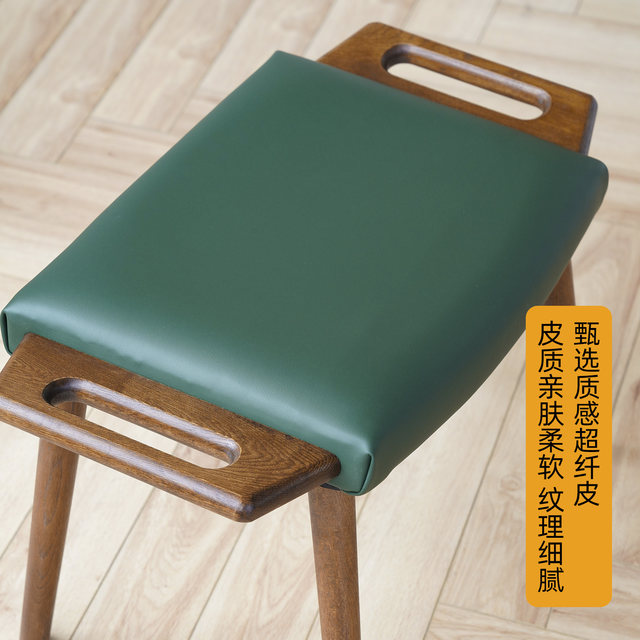 Solid wood second-hand small stool, home sofa foot stool, creative ...