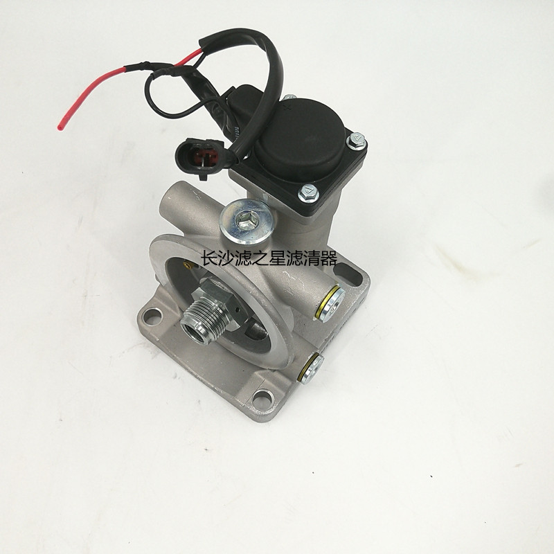 PL420加装FS19816改装R60T柴油滤清器R90T油水分离器总成铝座滤座_虎窝淘