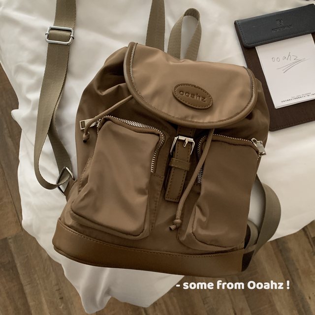 High cost performance! Milk brown~ooahz homemade Oxford cloth backpack ...