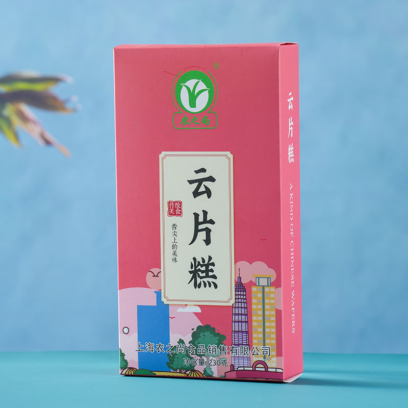 上海特产桂花云片糕230g*3盒农之尚糕点传统特色送礼糕点_虎窝淘