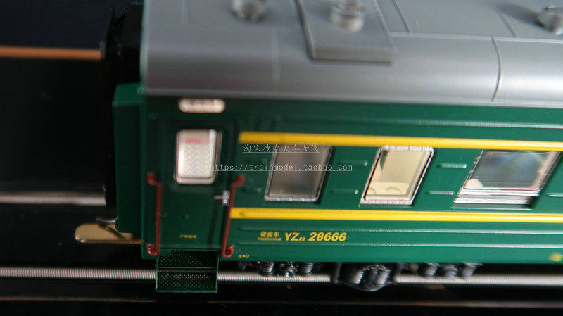 火车模型HO型天朝MTC YZ22 XL22带灯硬座行李绿皮车厢多号客车厢_虎窝淘