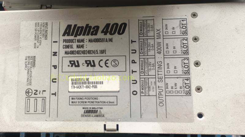 ALPHA 400 Alpha-400591A MA4000591A/ME 4路24V 400W电源_虎窝淘