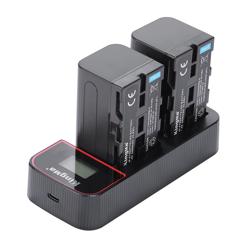 劲码NP-F750锂电池适用于索尼摄像机F960 F970 F550 F990 Z150 2500C NX3 NX200 Z7C补光灯USB/type-c座充_虎窝淘