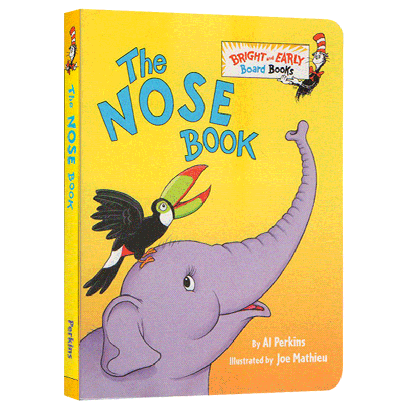 英文原版绘本 The Nose Book宝宝身体认知鼻子书纸板书苏斯博士系列英文版儿童图书_虎窝淘