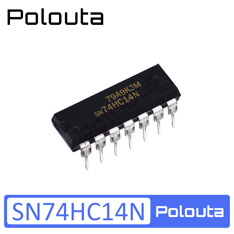 SN74HC14N 74HC14六反相施密特触发器芯片直插DIP14 POLOUTA_虎窝淘