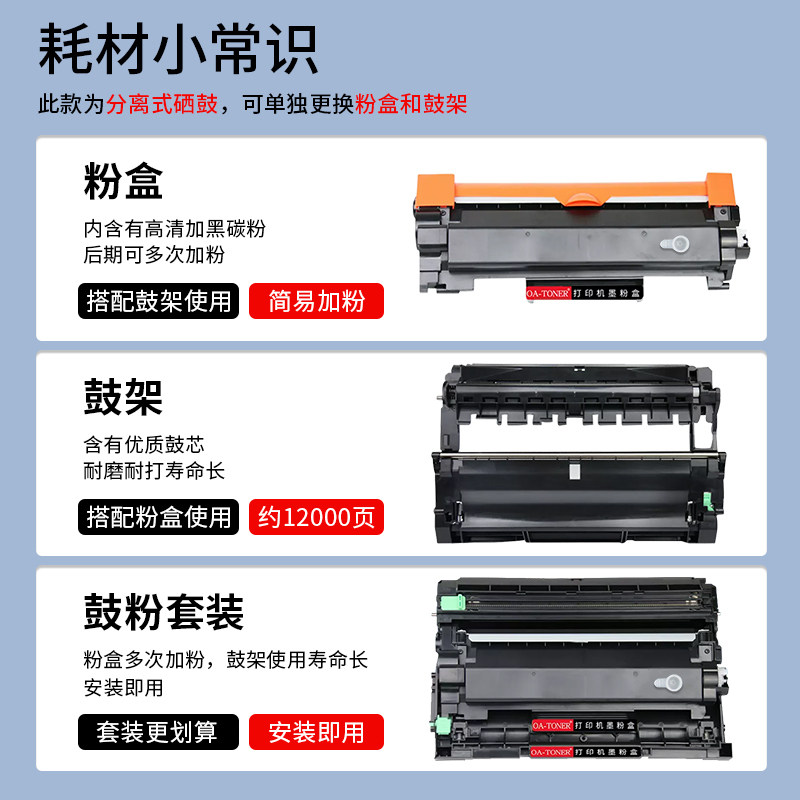 适用富士施乐P235D粉盒硒鼓DocuPrint P275dw P235db M235dw 248 288打印机硒鼓P235d碳粉兄弟HL ...