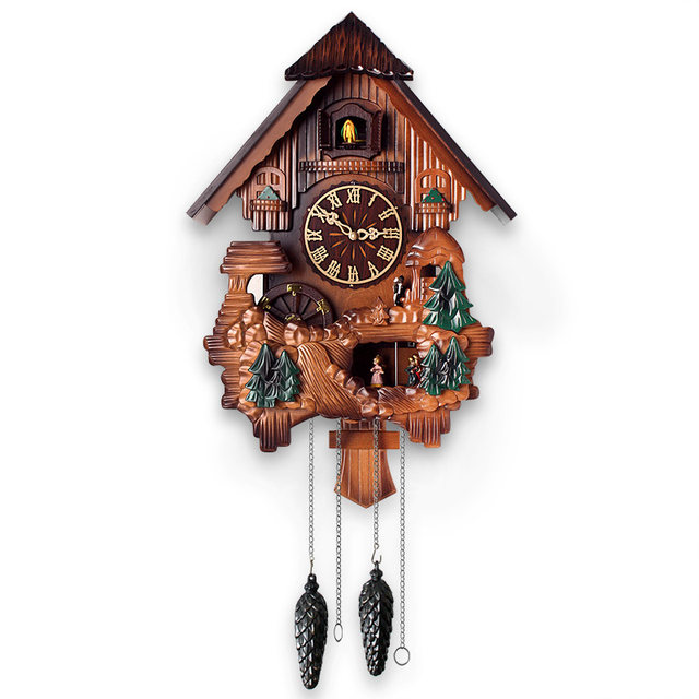 Creative and fashionable cuckoo wall clock cuckoo time chime children's ...