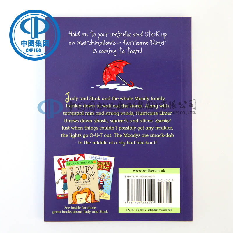 Judy Moody and Stink: The Big Bad Blackout稀奇古怪小朱迪和Stink：严重的大停电儿童青少年英语读物 ...