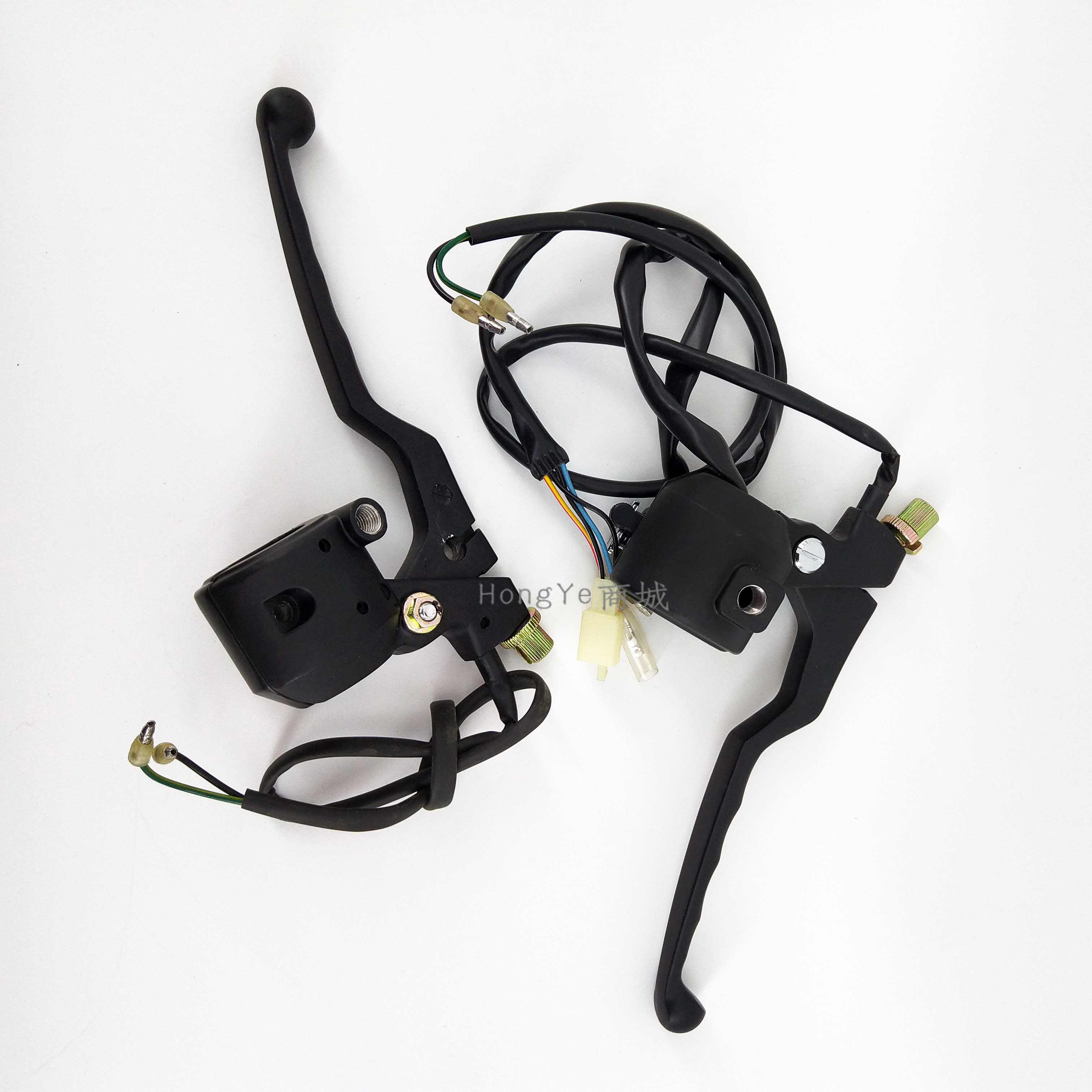 摩托车配件五羊本田WY125-A-C左右手把开关把座总成指示喇叭开关_虎窝淘