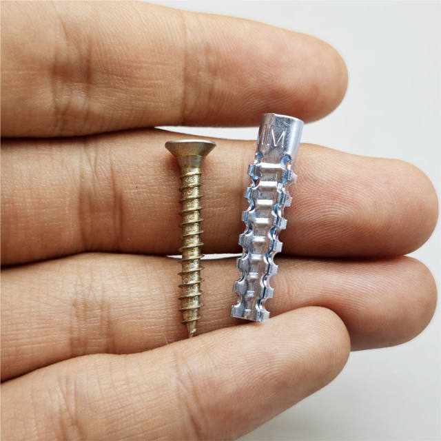 Metal iron expansion tube instead of plastic plug sawtooth iron ...