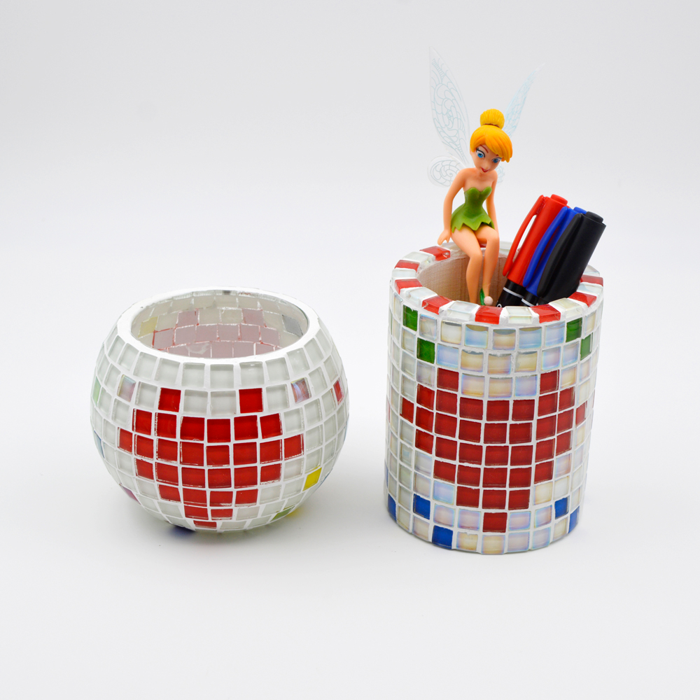 创意美术幻彩马赛克diy手工材料亲子幼儿园益智玩具玻璃颗粒贴画_虎窝淘