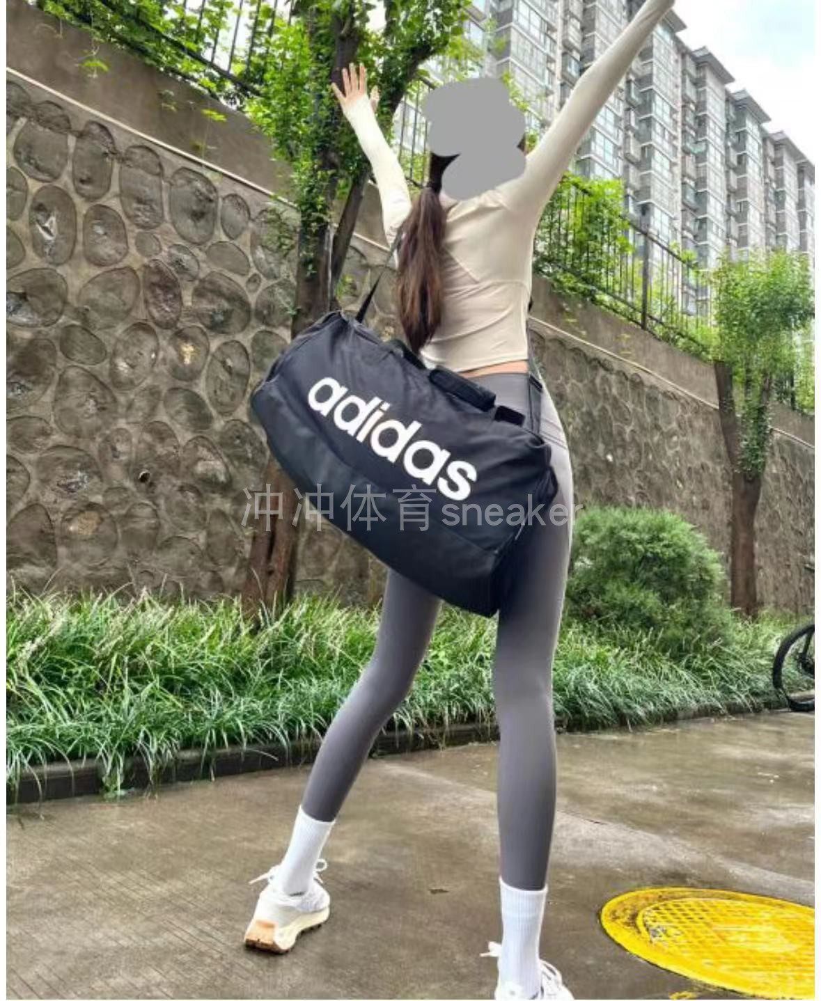 ADIDAS男女手拎斜挎健身挎包