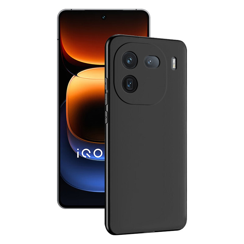 适用iq003男女防摔爱酷iQOO5简约ipoo7硅胶全包手机保护套