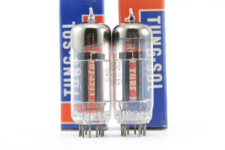 全新美国TUNG-SOL 12BH7/6N6/E182CC圆/D环长坑屏12bh7电子管_虎窝淘