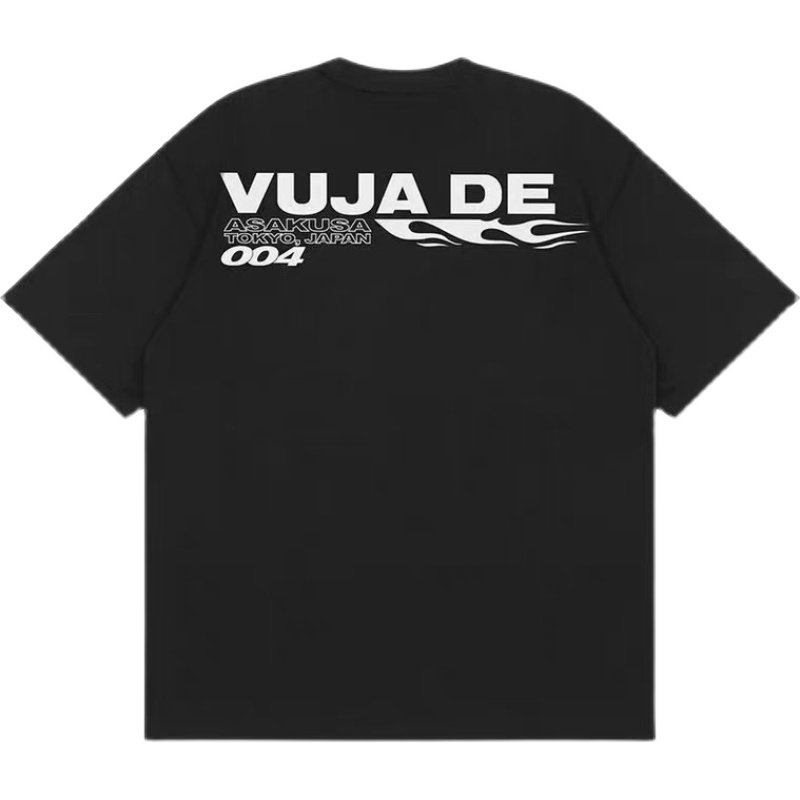 【zz高版】VUJADE 004 vibe风格水洗宽松短袖KENIJIMA同款男女T恤_虎窝淘