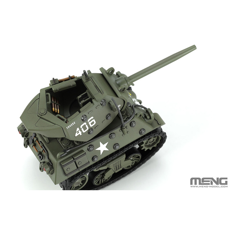 √英利 MENG拼装模型 Q版美国 M10'狼獾'坦克歼击车 WWT-020_虎窝淘