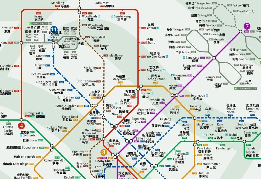 2025年新加坡旅游中文地图攻略（电子版）自由行旅行地铁手册指南_虎窝淘