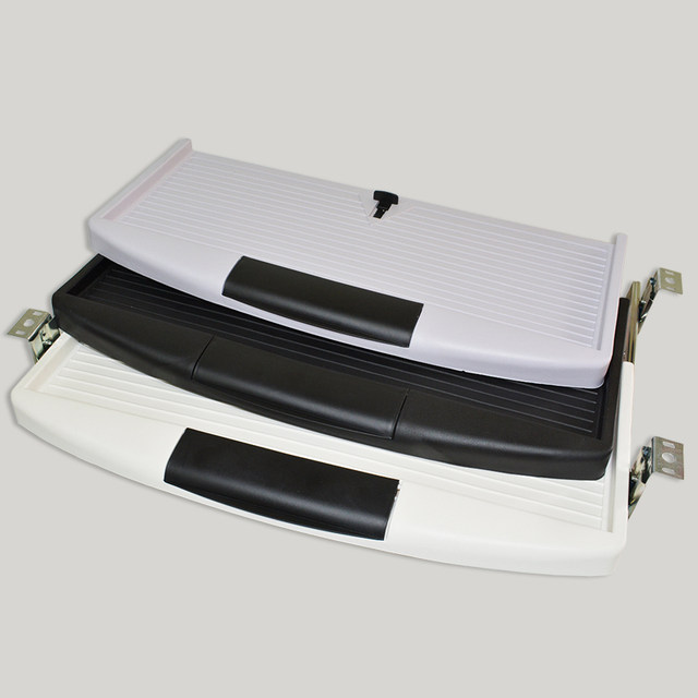 Office desk computer keyboard tray bracket adjustable silent two ...