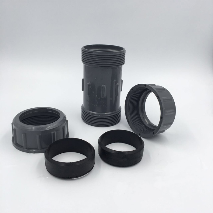 PVC给水管件 承压管件 快接 伸缩节 20 25 32 40 50 63 75 90 110_虎窝淘
