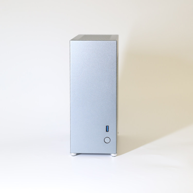 现货Bug-b1半高刀卡迷你ITX机箱 紧凑型 铝合金 1U小电源4060刀卡_虎窝淘