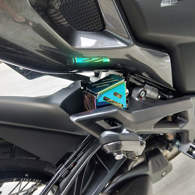 启典KD150-U/G1/G2/U1/U2/Z2改装不锈钢后刹车油壶罩油杯罩方形_虎窝淘