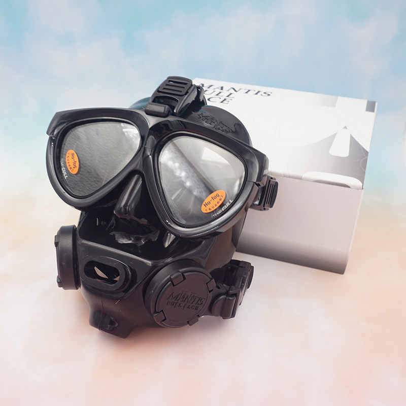 日本 GULL Mantis Fullface专业全面镜全面罩潜水面镜可配水下通_虎窝淘