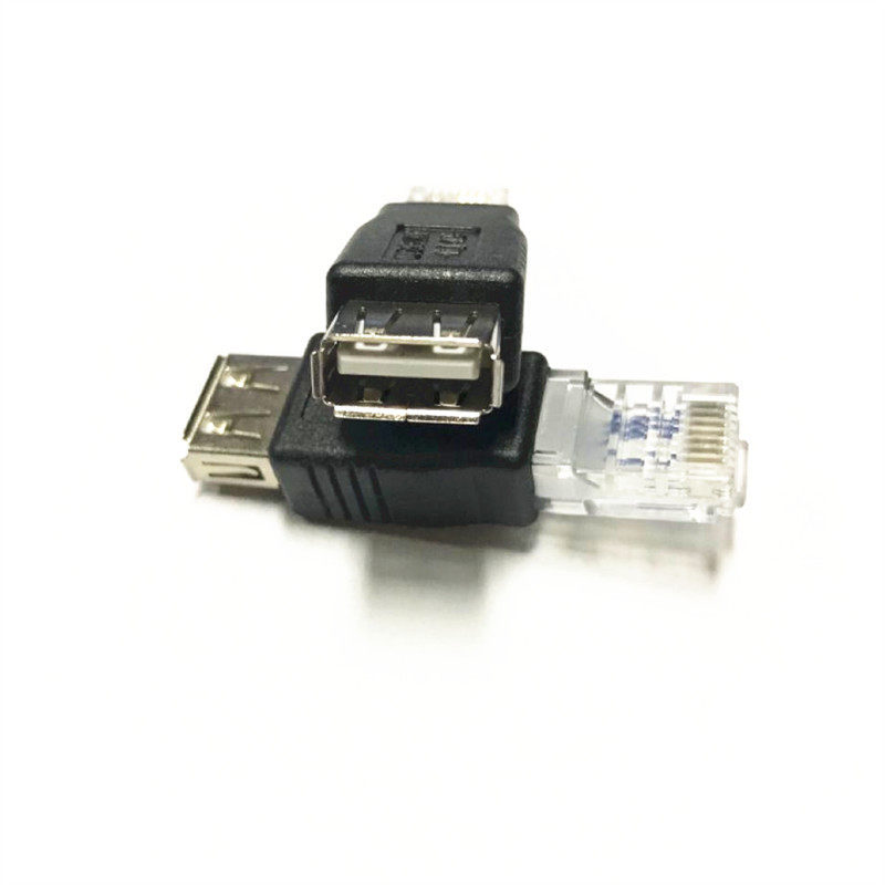 USB母转RJ45公 水晶头USB转RJ45 USB转网口接头USB母头转RJ公头_虎窝淘