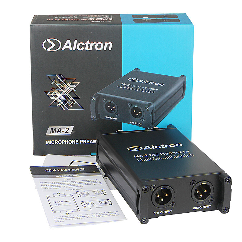 Alctron/爱克创 MA-2动圈话筒放大器话放麦克风话筒放大器干净_虎窝淘