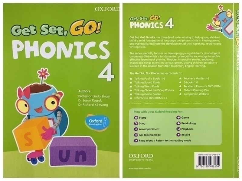 牛津原版 Oxford Get Set Go! Phonics Level 4学生用书英文原版纯全英文版正版原著进口原版英语书籍_虎窝淘