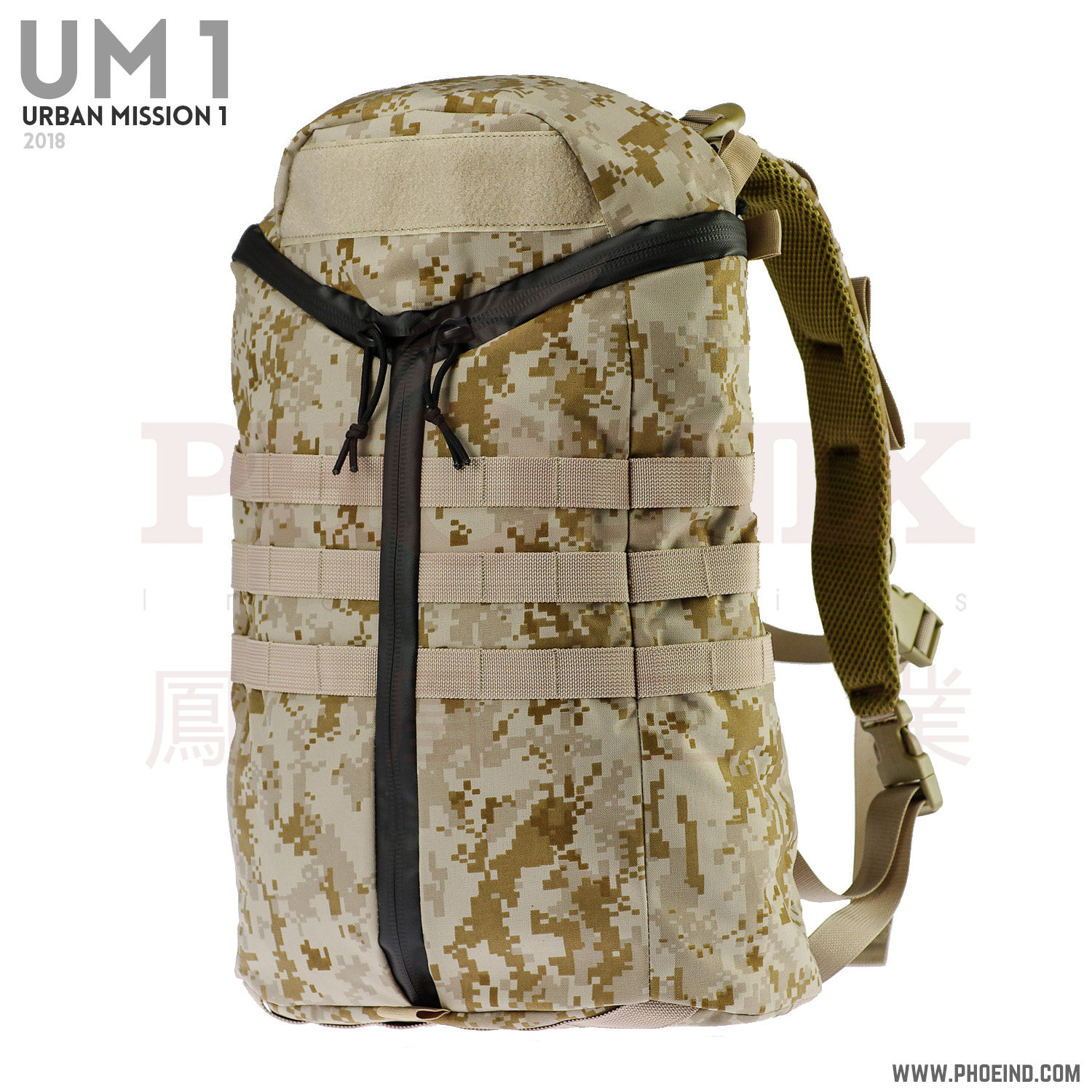 凤凰工业UM1城市通勤一日双肩背包凤工18年新品9色可选_虎窝淘