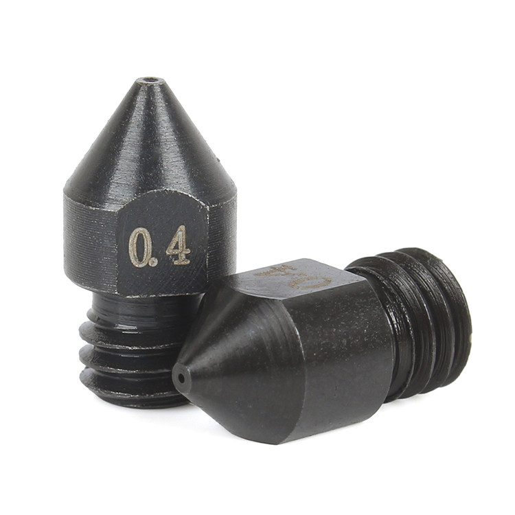 3DSWAY 3D打印机配件MK8模具钢硬化钢喷嘴耐磨高硬度耐腐0.4/1.75_虎窝淘