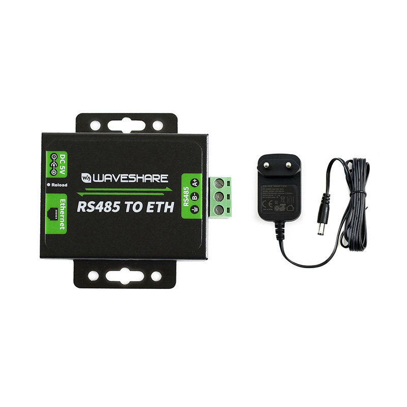 微雪 RS485转以太网模块 RJ45网口双向透明传输工业级串口模块_虎窝淘