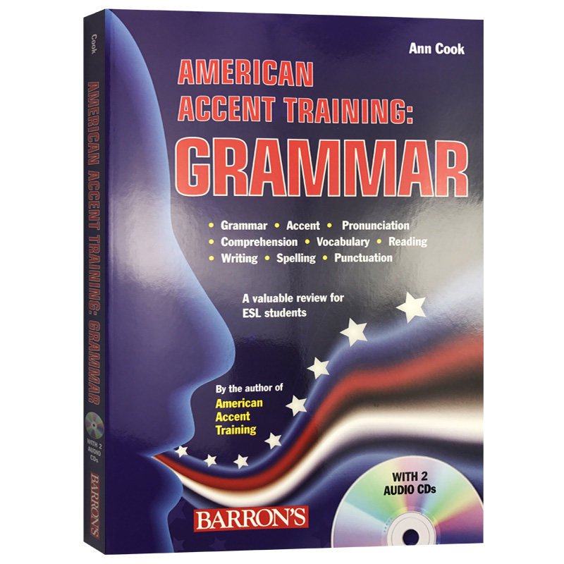 巴朗说出正确的口语美音英文原版 American Accent Training Grammar英文版美语口音训练 Ann Cook进口英语 ...