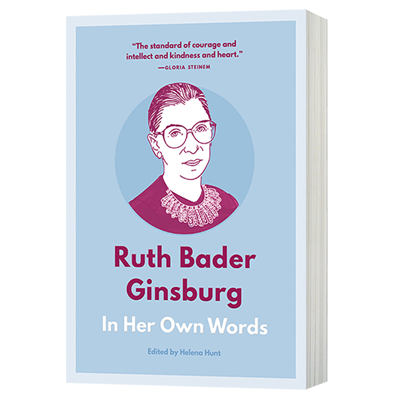 鲁思金斯伯格用她自己的话来说 Ruth Bader Ginsburg In Her Own Words英文原版人物传记 RBG英文版 ...