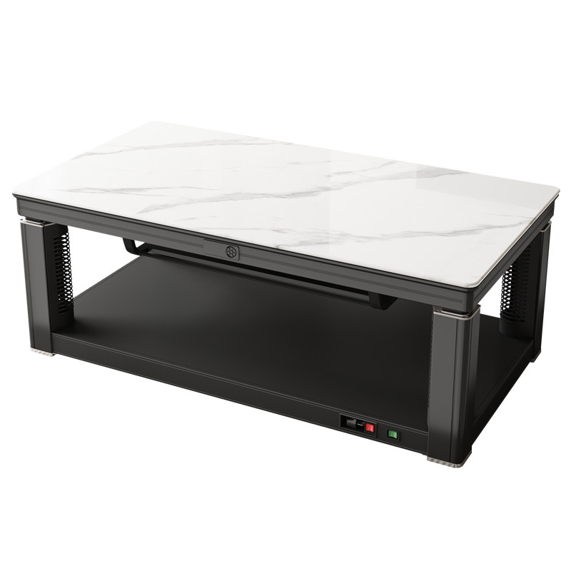 富炬升降电暖茶几取暖桌隐形电磁炉电暖炉岩板电暖桌烤火桌子家用_虎窝淘