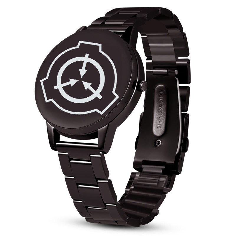 SCP基金会超自然恐怖生物收容所周边手表腕表个性定制石英手表_虎窝淘