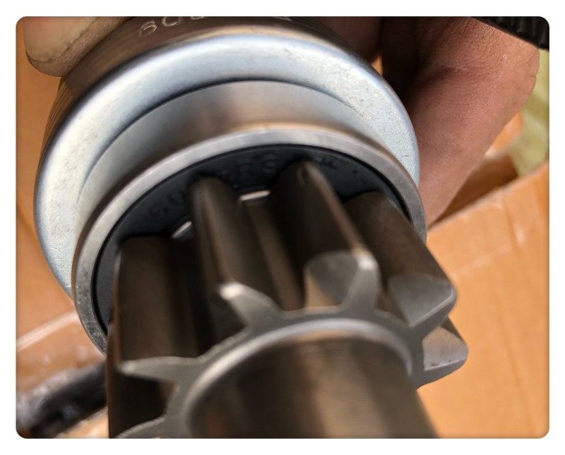 小松6D102五十铃6BB1。6BG1起动机启动马达单向器齿轮6BT甩轮_虎窝淘