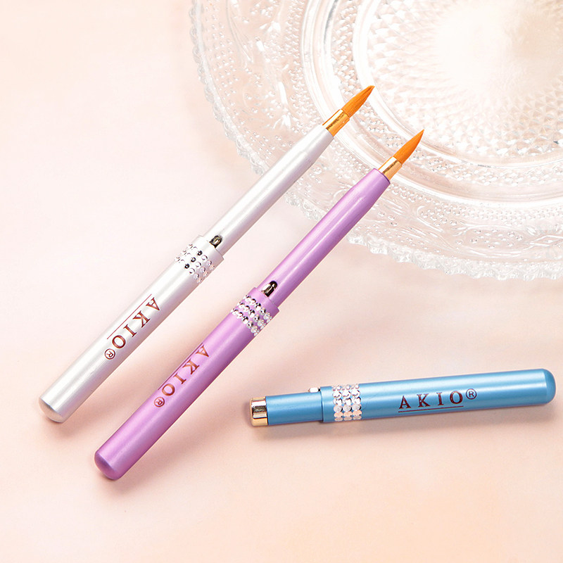 5YJ小巧便携带盖唇刷伸缩迷你化妆刷口红唇彩唇釉初学者自然勾勒_虎窝淘