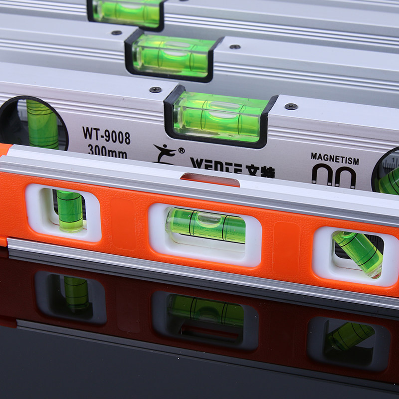 水平尺铝合金磁性迷你水平尺高精度装修精密测量工具水平仪靠尺_虎窝淘