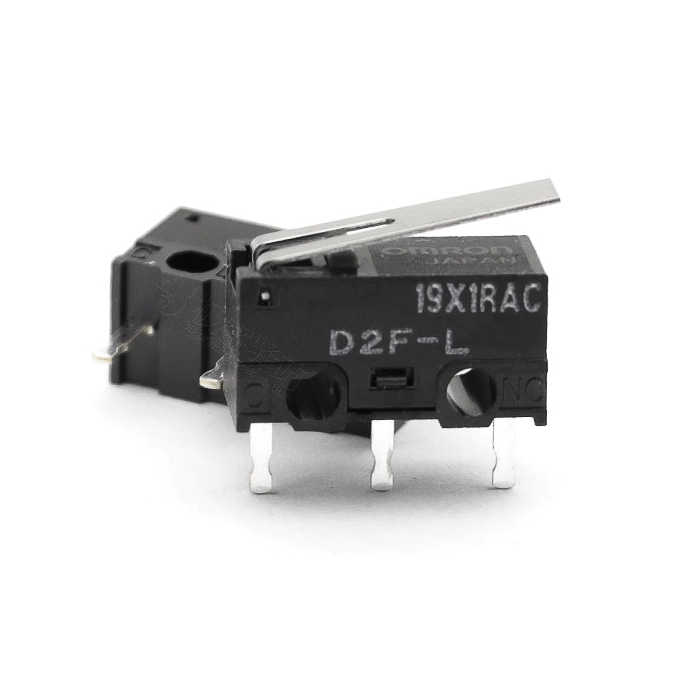 klicky调平d2f-5OMRON欧姆龙D2F-L摆杆式直柄限位微动限位开关