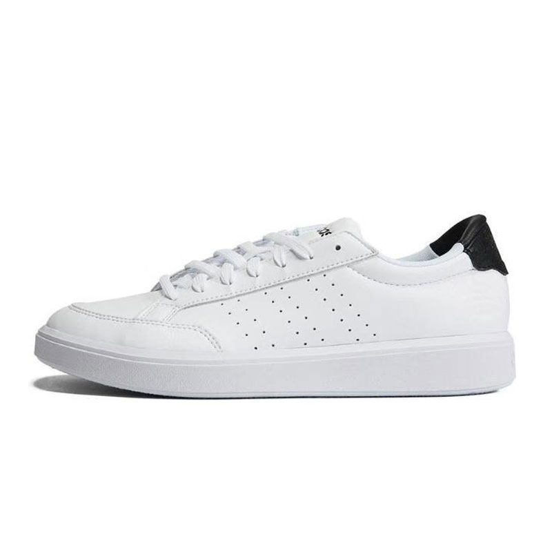 阿迪达斯NEO男鞋2023春季新款低帮耐磨运动小白鞋休闲板鞋 H06238_虎窝淘