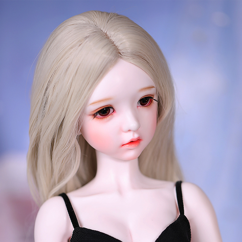 BJD娃娃SD娃娃 3分女娃 Emma关节玩偶可动黑色纱裙套装玩偶礼物_虎窝淘