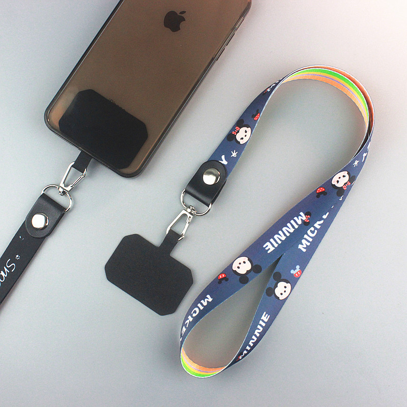 可爱小恐龙手机挂绳挂脖女款卡通手机绳贴片固定防丢手机链通用男_虎窝淘