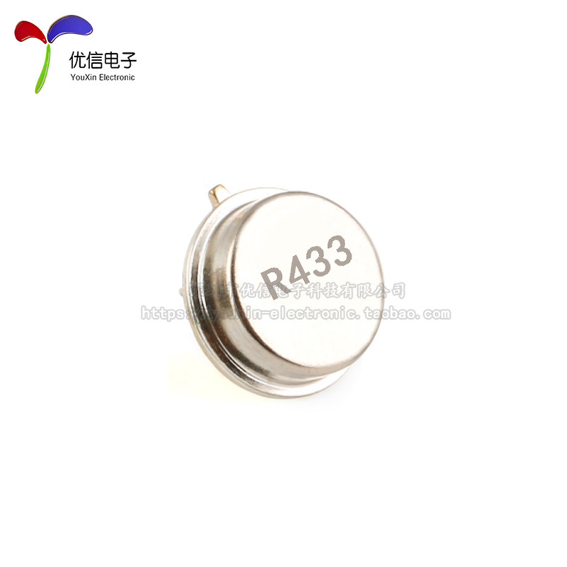 直插晶振 R315A 315Mhz/R433A 433Mhz 圆形三脚 声表面谐振器_虎窝淘