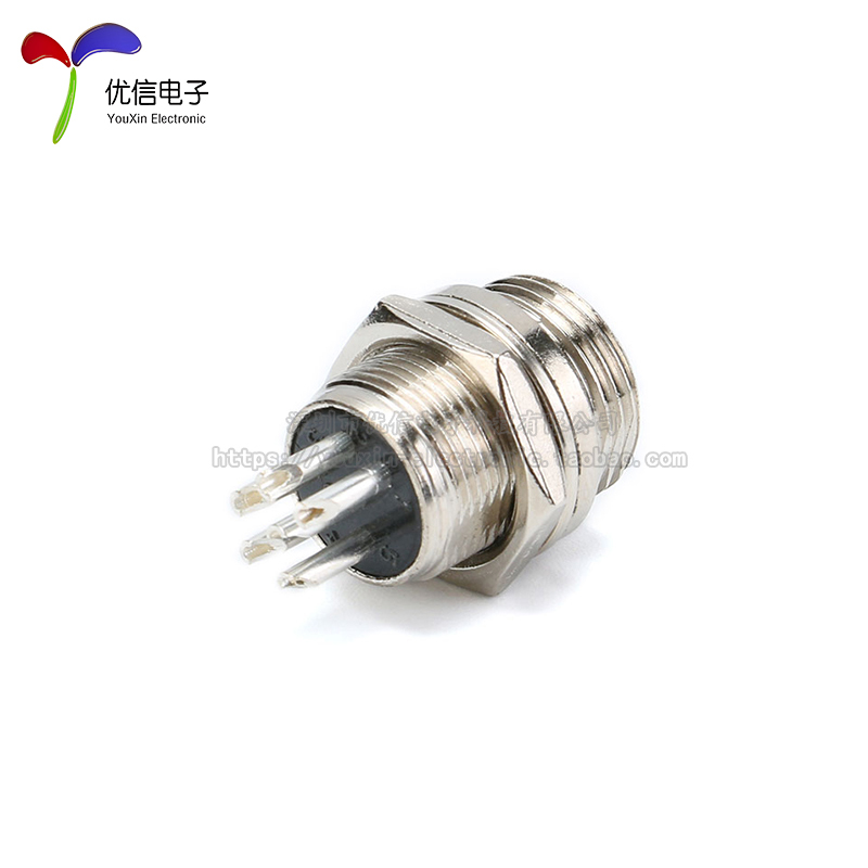 航空插头插座 GX12-2/3/4/5/6P芯 公头 母头 接头 连接器 接插件_虎窝淘