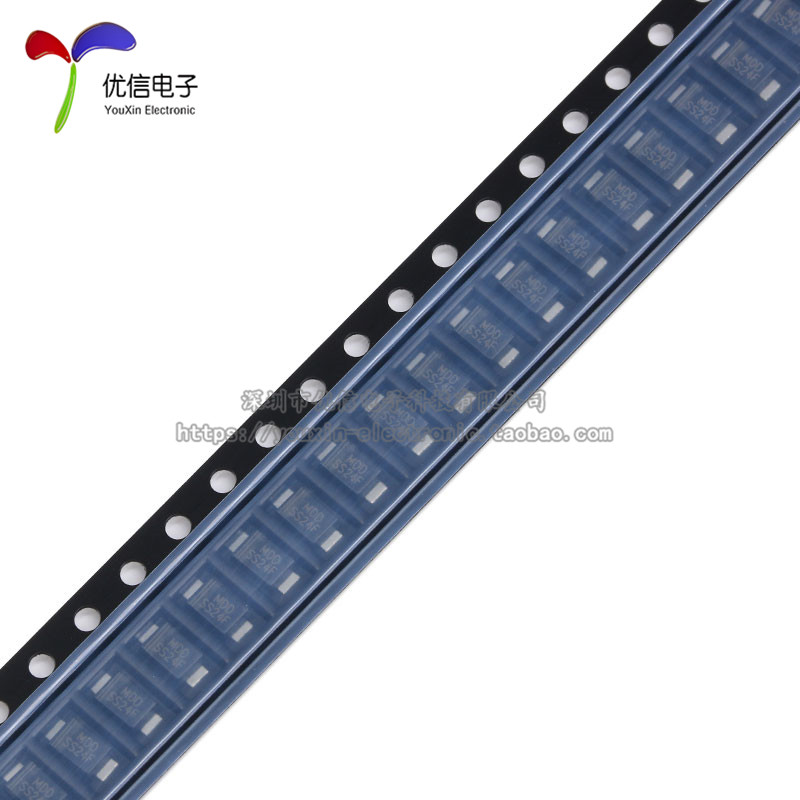 原装正品 SS24F SMAF 2A/40V超薄贴片肖特基二极管（10只）_虎窝淘