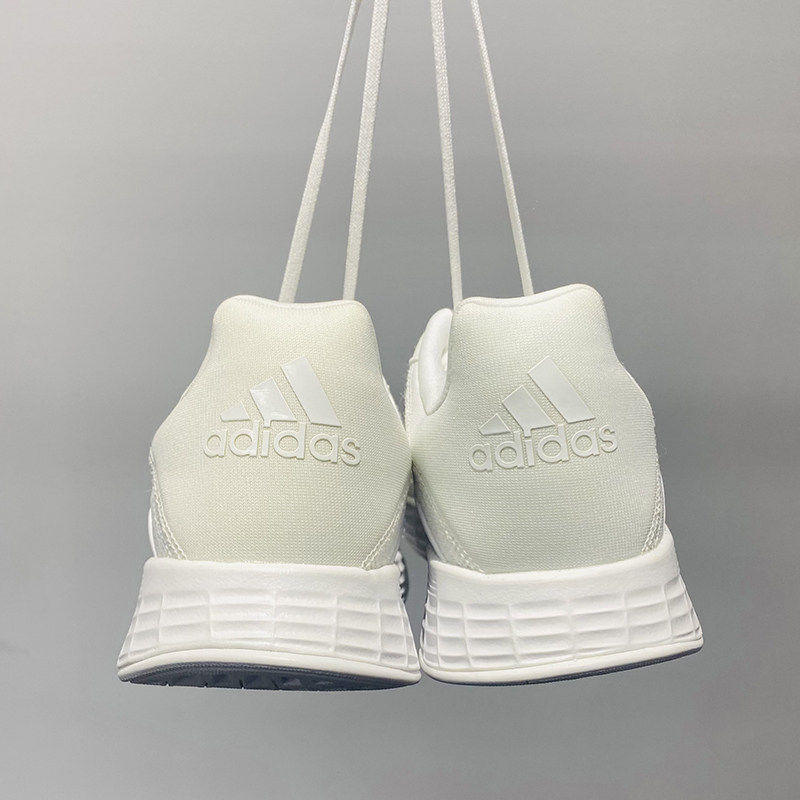 Adidas阿迪达斯DURAMO新款男子纯白舒适轻便运动透气跑步鞋FW7391_虎窝淘
