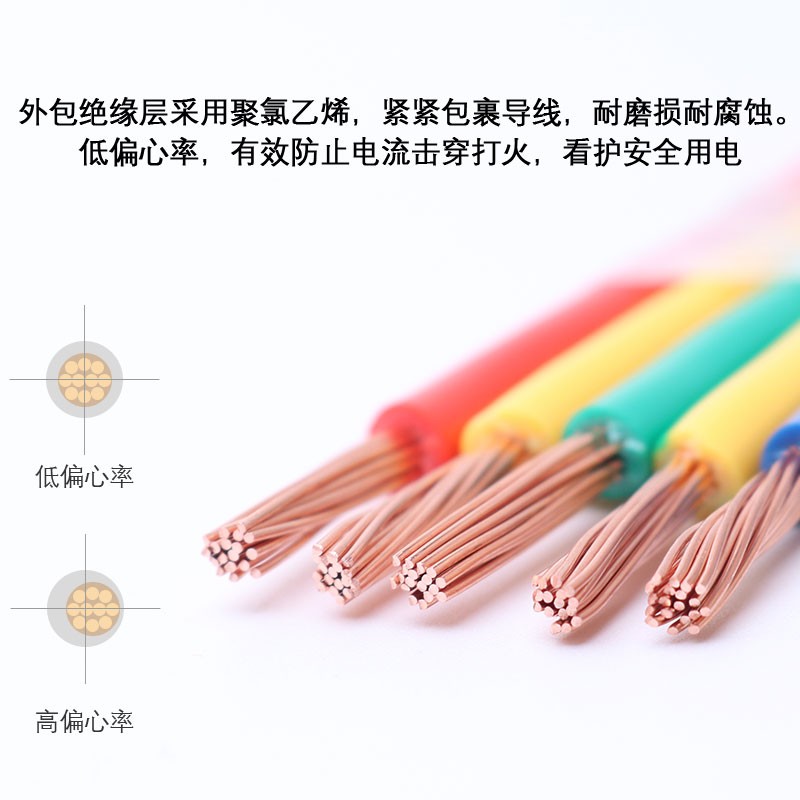 中大元通阻燃国标纯铜多股软线ZR-BVR/RV 0.75/1/1.5/2.5/4/6平方_虎窝淘