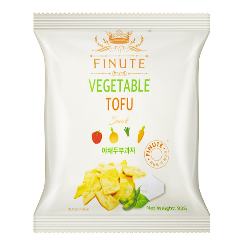 韩国进口FINUTE蔬菜豆腐脆82g办公室膨化休闲食品零食小吃_虎窝淘